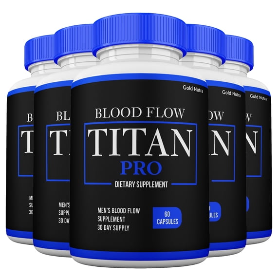 (5 Pack) Titan Pro Pills, Max Performance Titan Pro Capsules High ...
