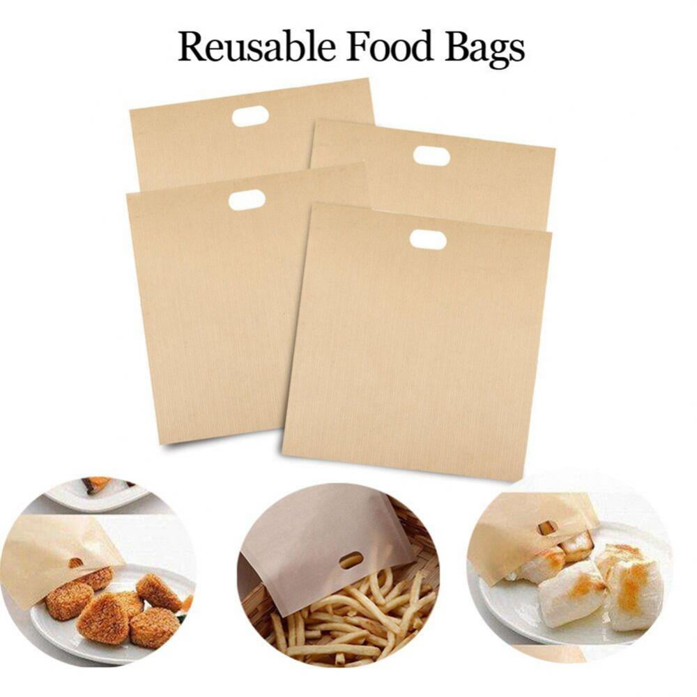 5 Pack Toaster Bags Reusable for Grilled Cheese Sandwiches | Safest ...