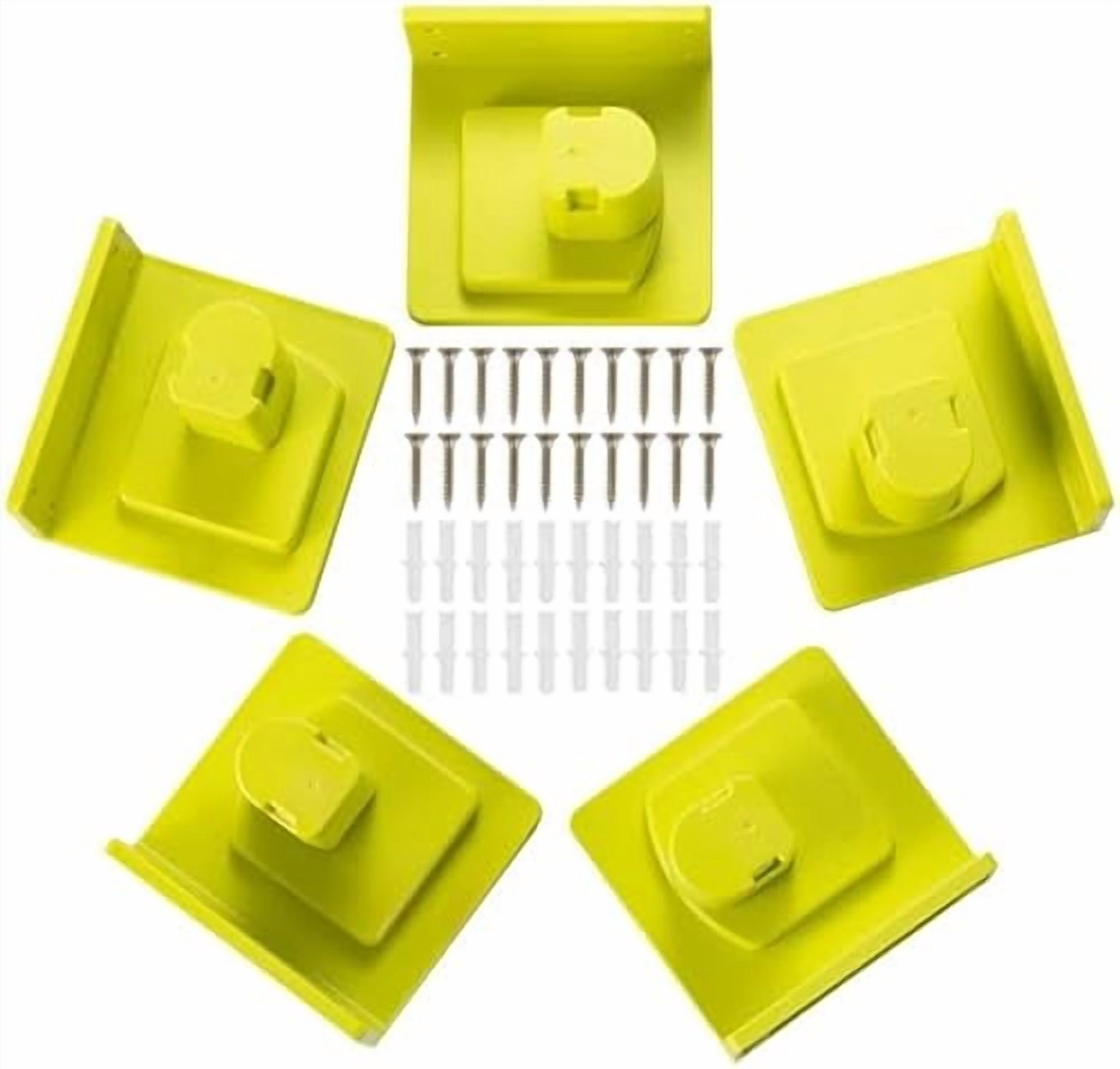 5 Pack Tool Holder Compatible with Ryobi 18V Power Tool Wall Mount ...