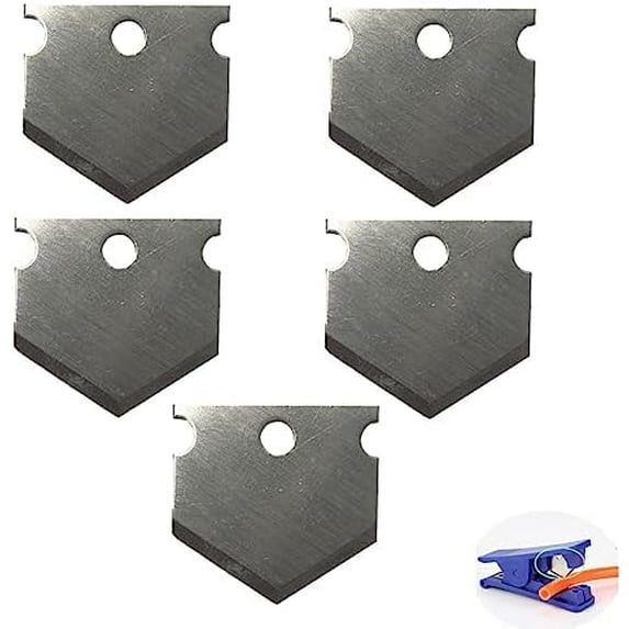 5 Pack Triangle Blade Replacement Tube Cutter Blades Knife for PTFE ...