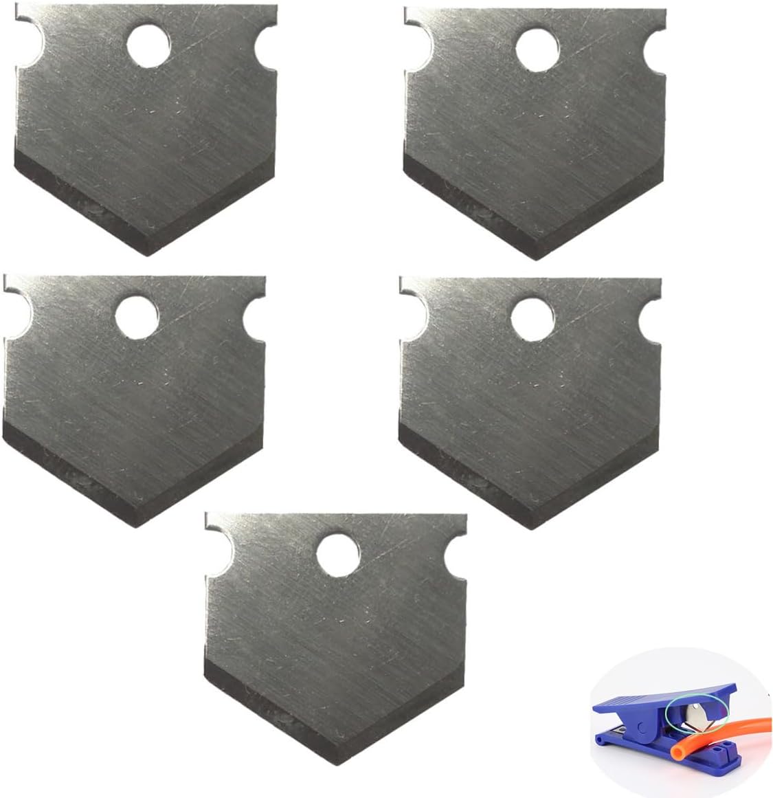 5 Pack Triangle Blade Replacement Tube Cutter Blades Knife for PTFE ...