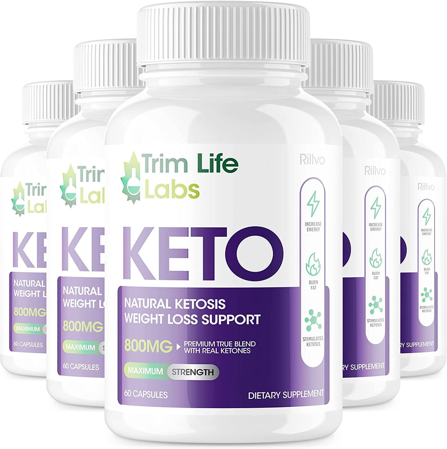 Trim Life Keto Advanced Weight Loss Supplement, Fast Ketosis Fuel Diet ...