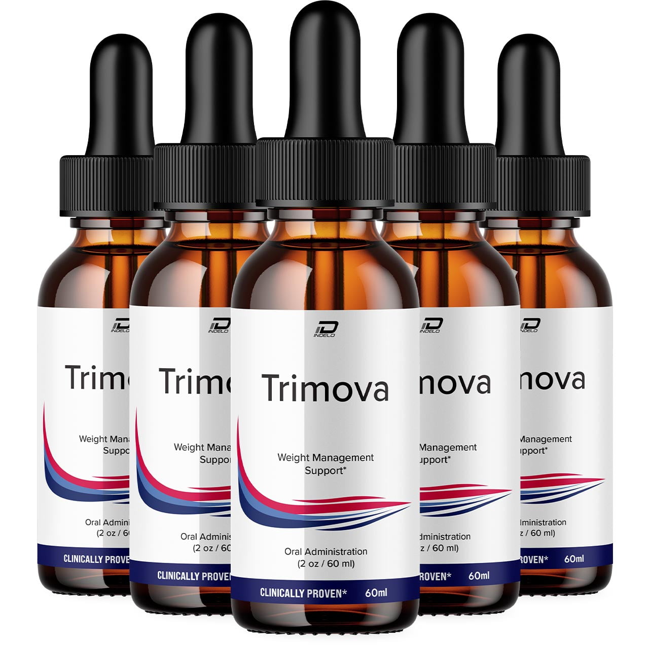 (5 Pack) Trimova Metabolism Drops Liquid Supplement - Trimova Drops for ...