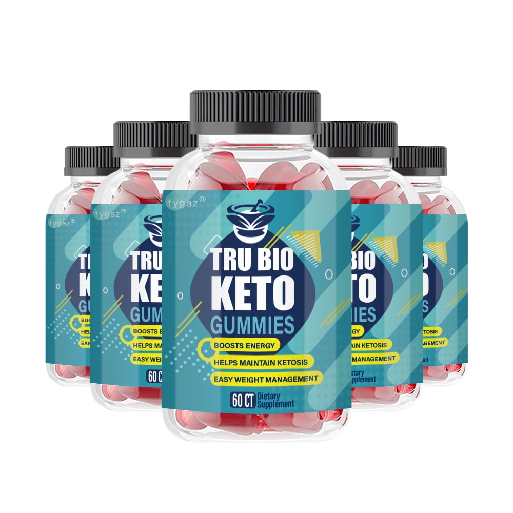 (5 Pack) TruBio Keto - Tru Bio Keto Gummies Weight Management - Walmart.com
