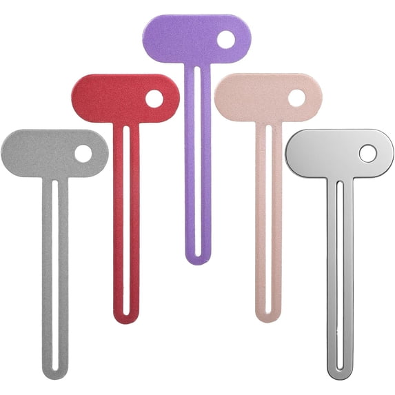5 Pack Tube Squeezer Key Toothpaste Keys, Stainless Steel for Extruding ...