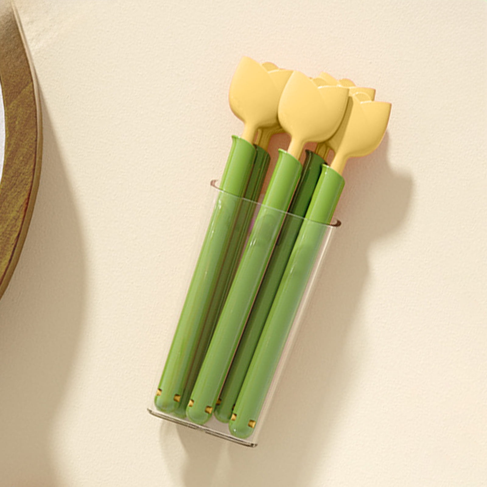 5-Pack Tulip-Shaped Food Sealing Clips - Reusable Plastic Bag Closures ...