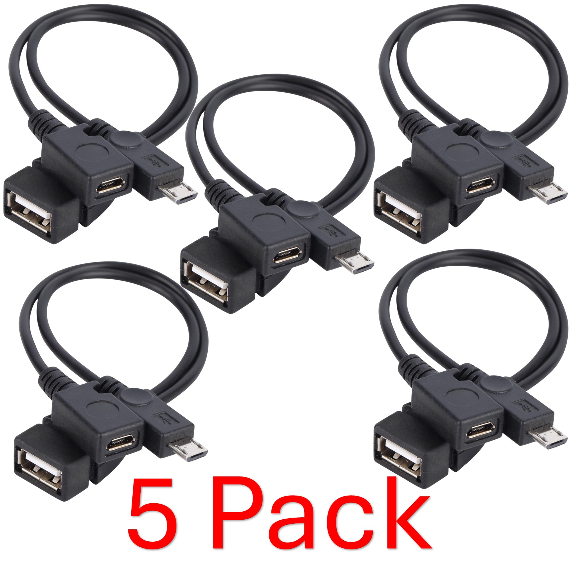 [5 Pack] USB OTG Cable Compatible with Firesticks 4K/4K Max/Cube/lite ...