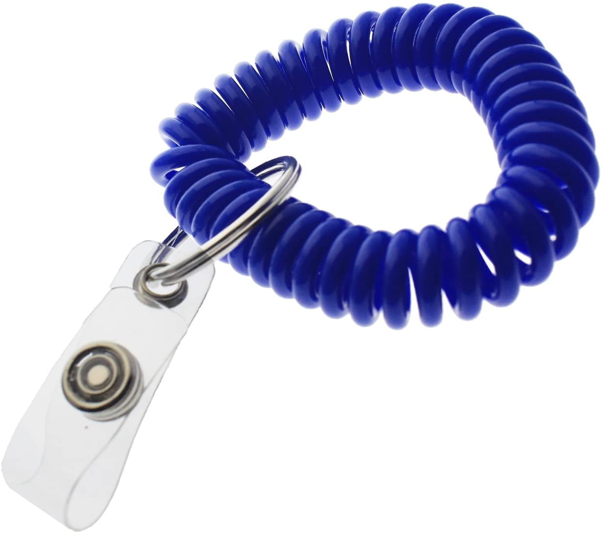 Specialist ID's 5-Pack Wrist Coil Keychains - Elastic Bungee Badge ...