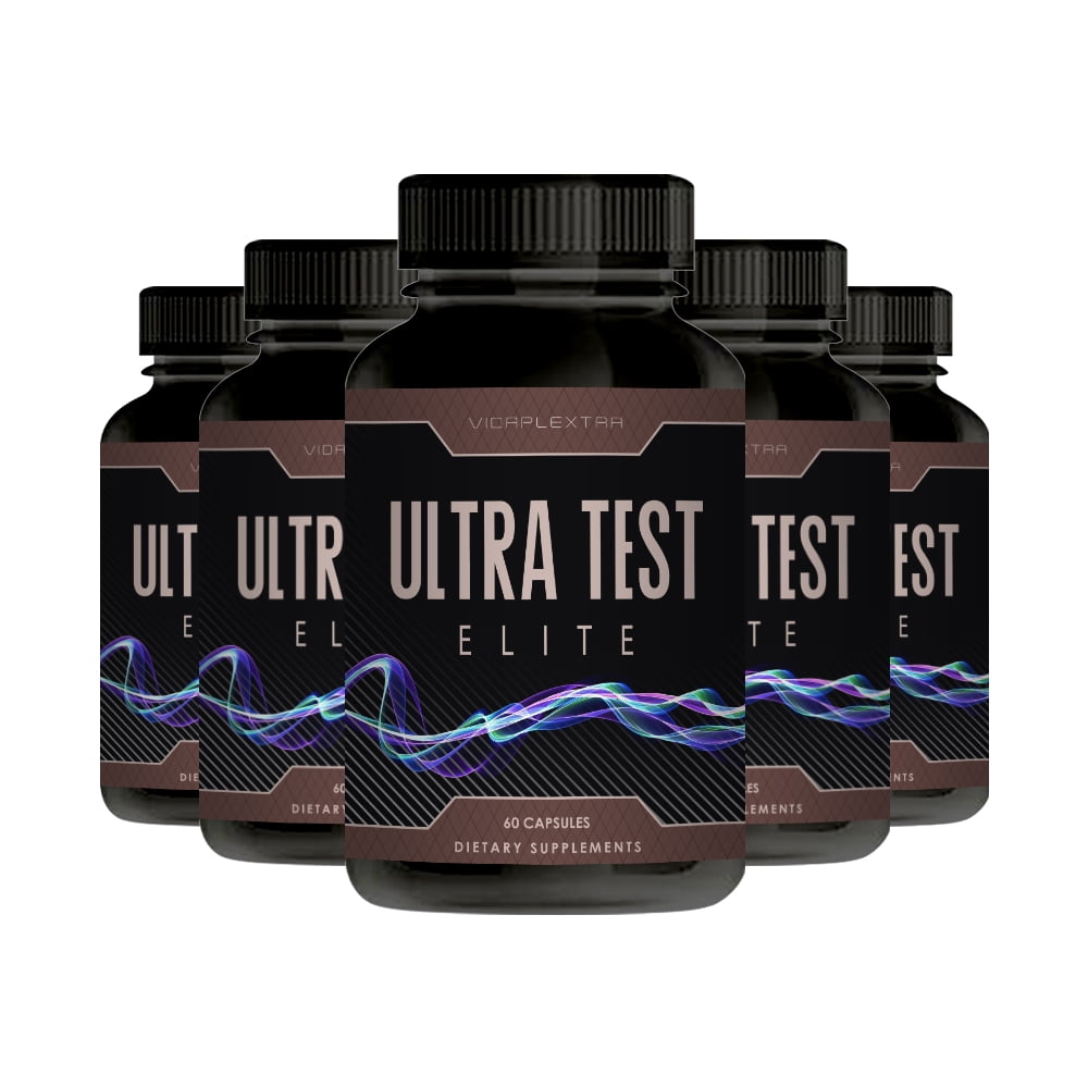 (5 Pack) Ultra Test Elite - Ultra Test Elite Male Supplement Capsules ...