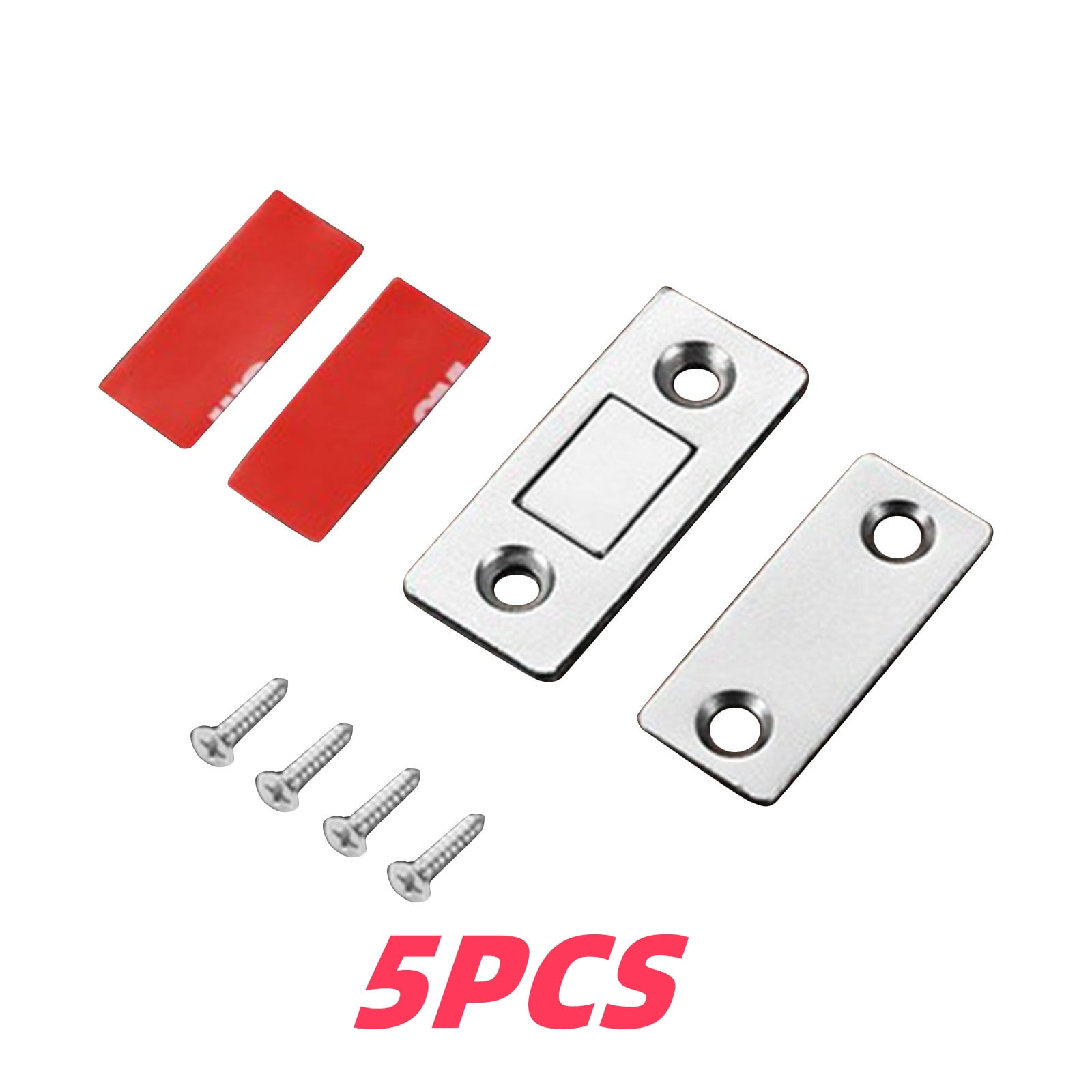 5-Pack Ultra Thin Cabinet Magnetic Catch – Flat-Shaped Adhesive ...