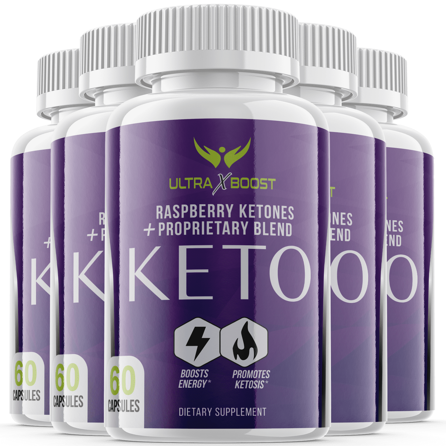 (5 Pack) Ultra X Boost Keto Diet Pills - Utilize Fat for Energy with ...