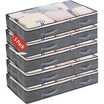 Pomatree 11 Inch Cube Storage Bins Set of 9, Fabric Cube Organizers in ...