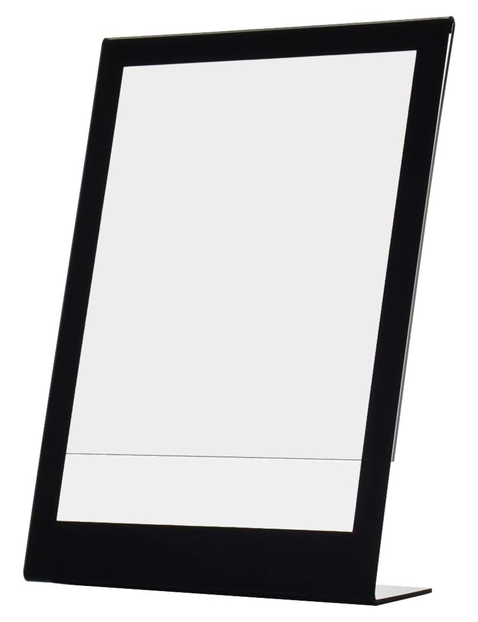 5 Pack Unique 8.5" x 11" Sign Holder with Black Border Slant Back Table ...