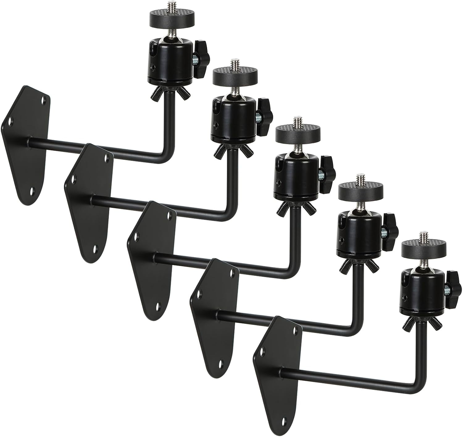 5-Pack Universal Camera Mounts Kit Metal Stand Holder with Mini Ball ...