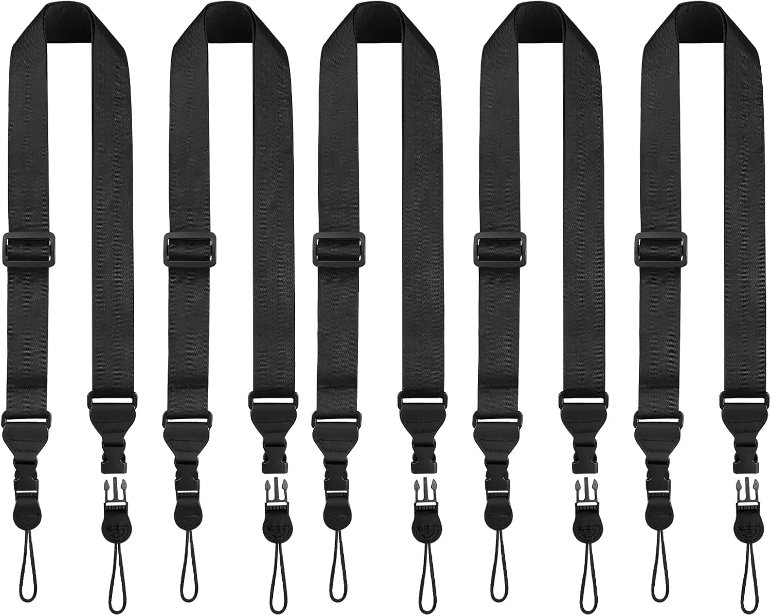 5 Pack Universal Shoulder Strap, Replacement Nylon Neck Lanyard ...
