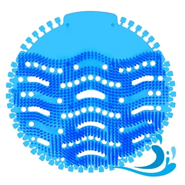 10 Pack Blue Urinal Screens Deodorizer Urinal Mats Pads Anti Splash ...