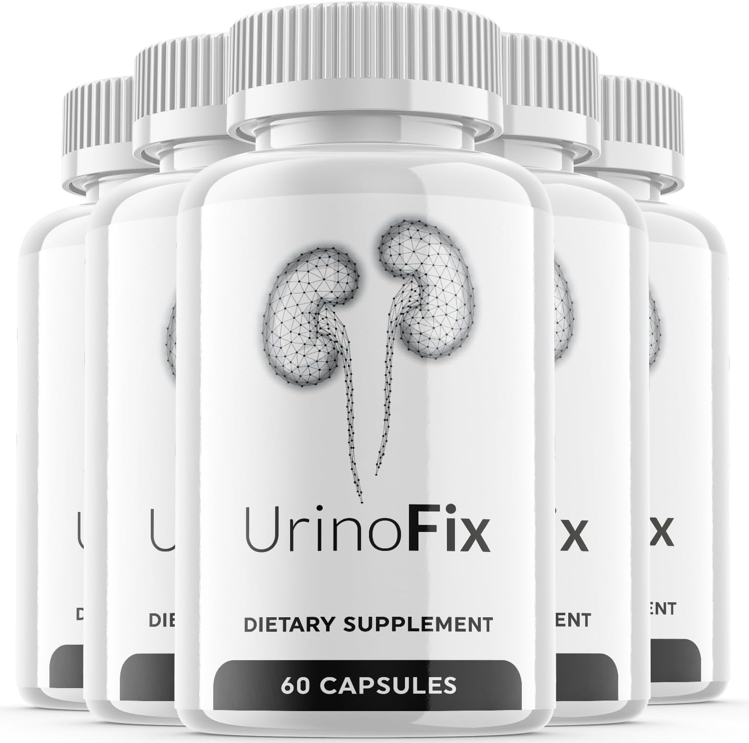 (5 Pack) UrinoFix - Dietary Supplement - 300 Capsules - Walmart.com