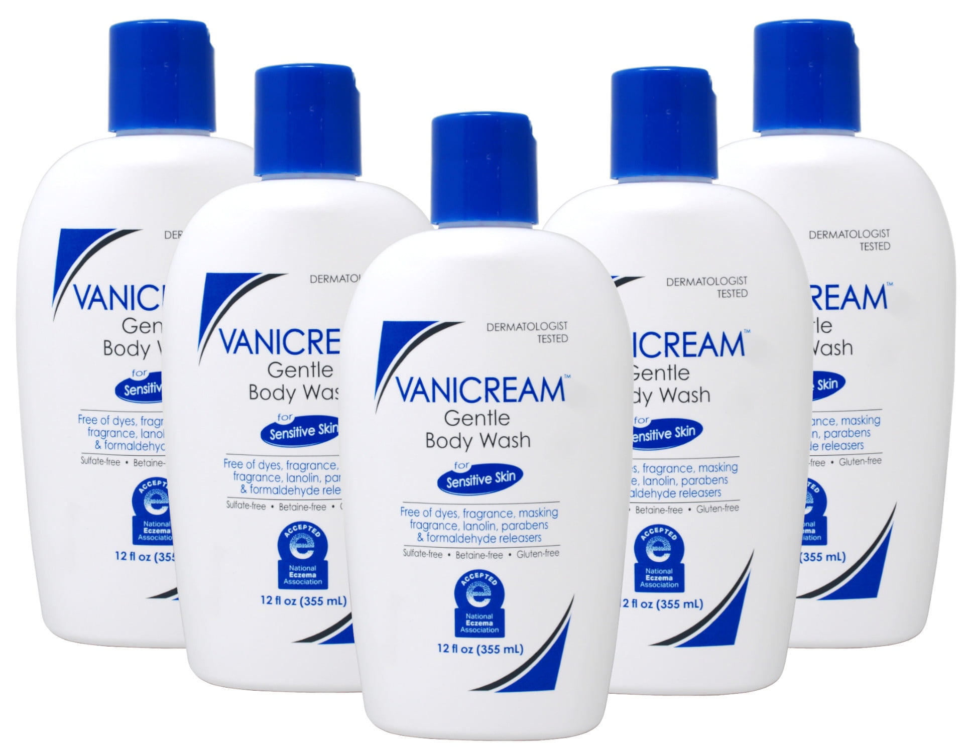 5 Pack - Vanicream, Gentle Body Wash, For Sensitive Skin, Fragrance ...