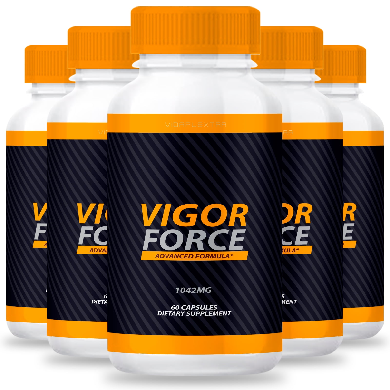 (5 Pack) Vigor Force Capsules - Vigor Force Male Capsules - Walmart.com