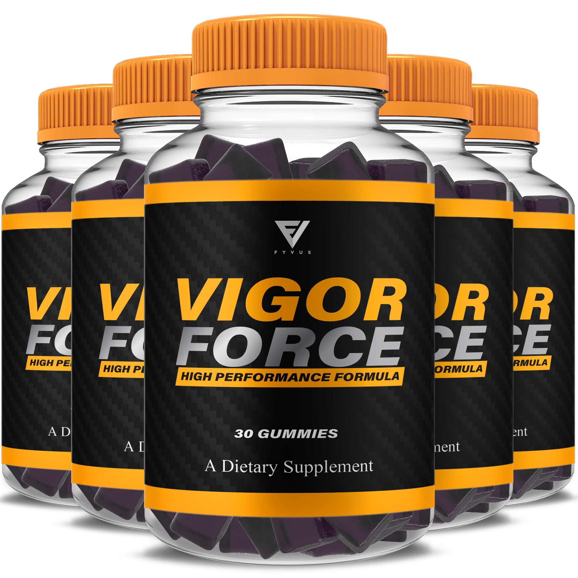 (5 Pack) Vigor Force Gummies, VigorForce Maximum Performance (5 Month ...