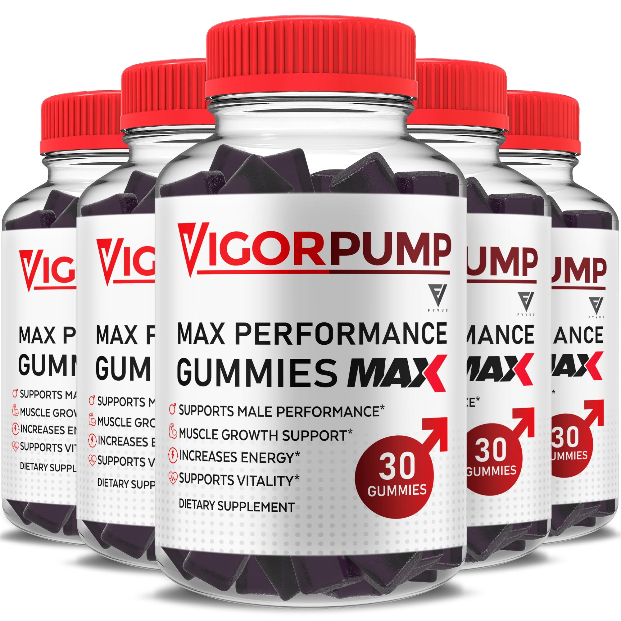 (5 Pack) Vigor Pump Max Gummies VigorPump Max Performance Gummy (5 ...