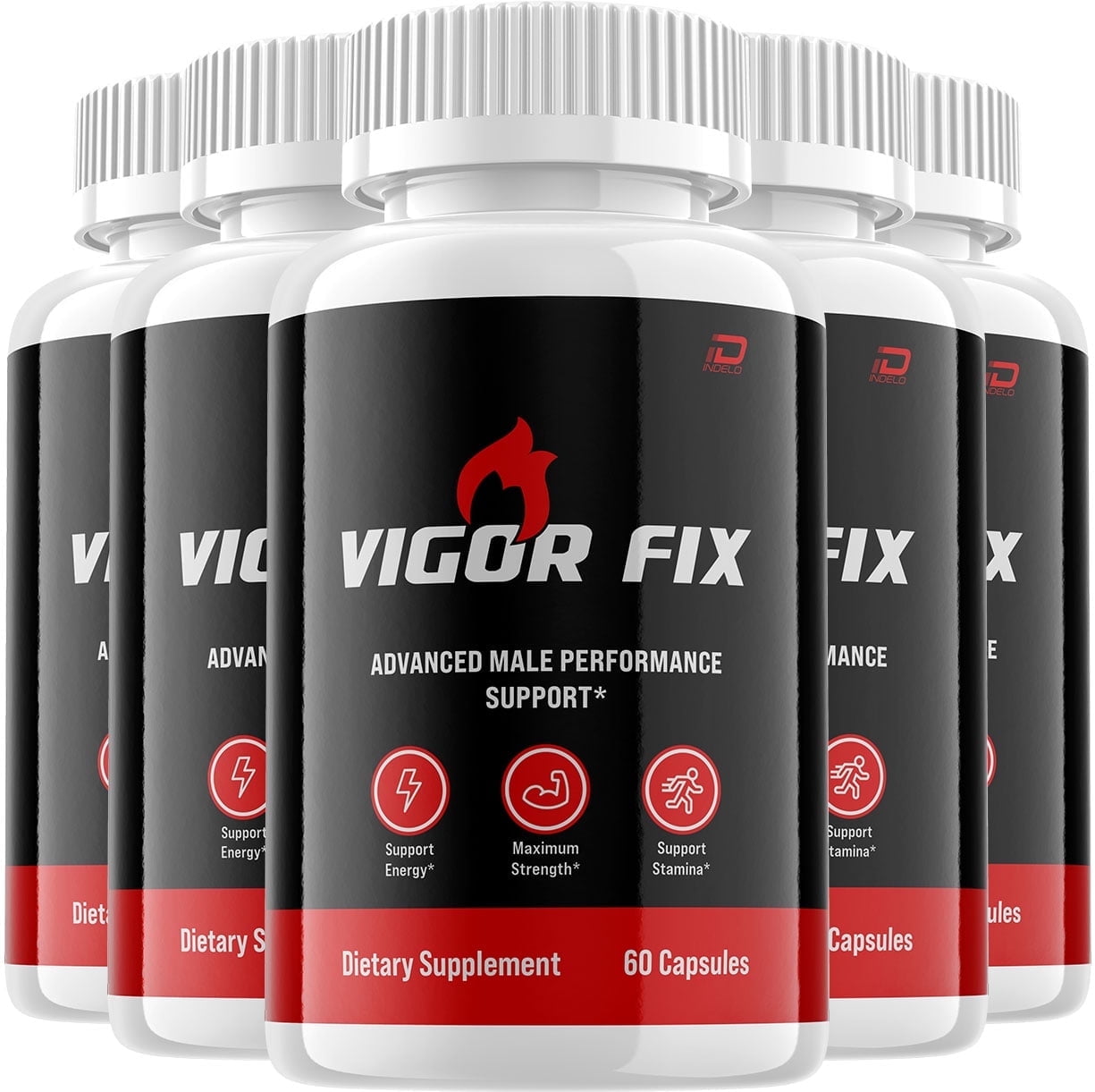 (5 Pack) VigorFix for Men Capsules, VigorFix Pills, VigorFix Advanced ...