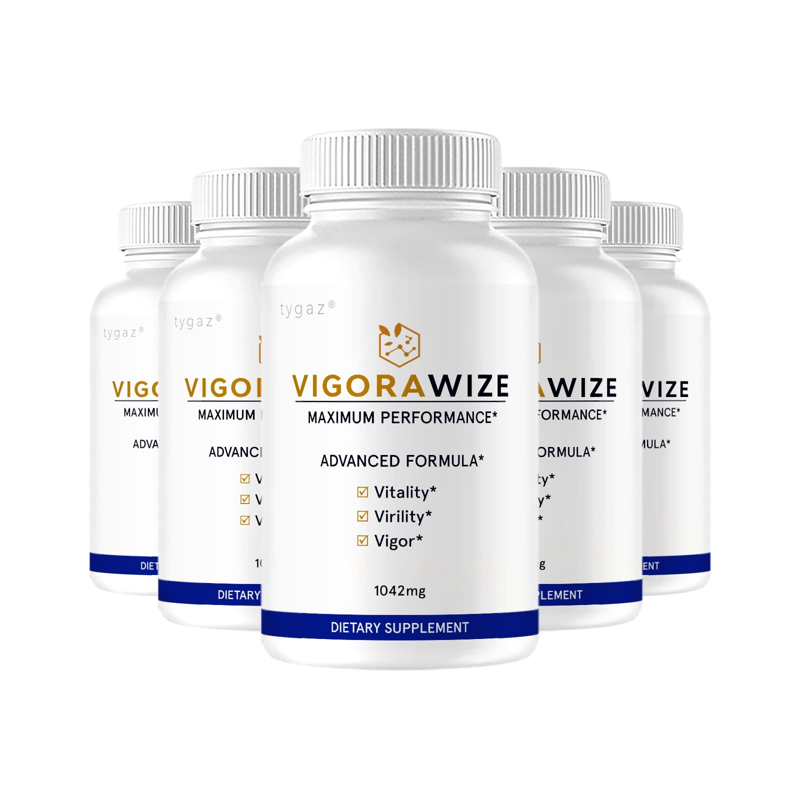 (5 Pack) Vigora Wize - VigoraWize Mens Supplement - Walmart.com