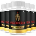 (5 Pack) Vigortrix Pills, Vigortrix Supplement Maximum Strength Formula ...