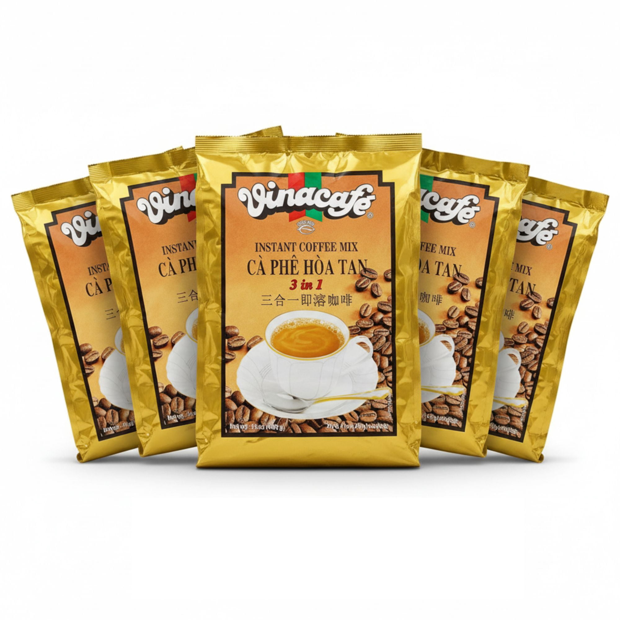 5 Pack Vinacafe 3-in-1 Instant Coffee Packets ☕ | Authentic Vietnamese ...