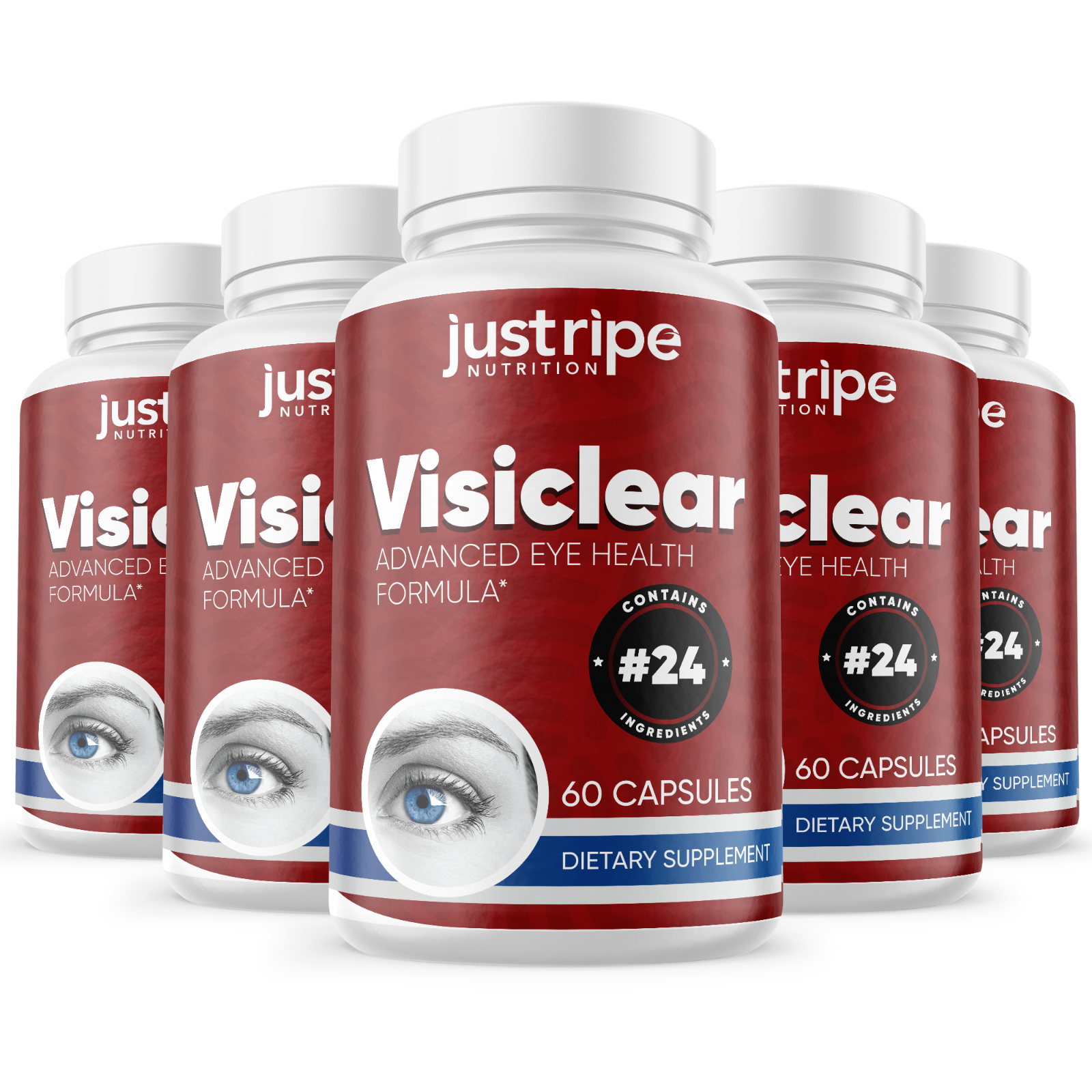 5 Pack VisiClear Advanced Eye Formula for Eyes Supplement Formula ...