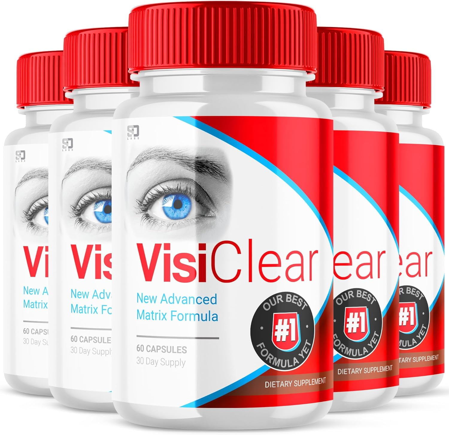 VisiClear (5 Pack) - Advanced Eye Health Matrix Formula - Vitamins ...