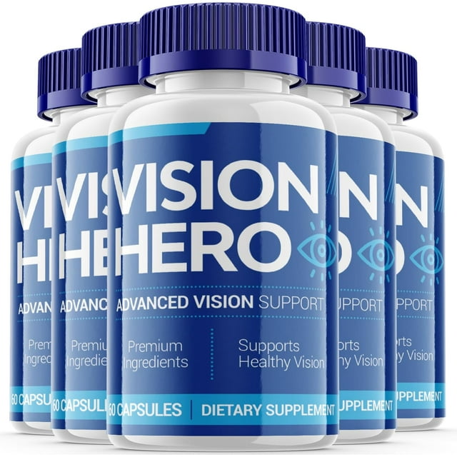 Héroe de la Visión - Advanced Vision Supplement - 300 Capsules (5 Pack ...
