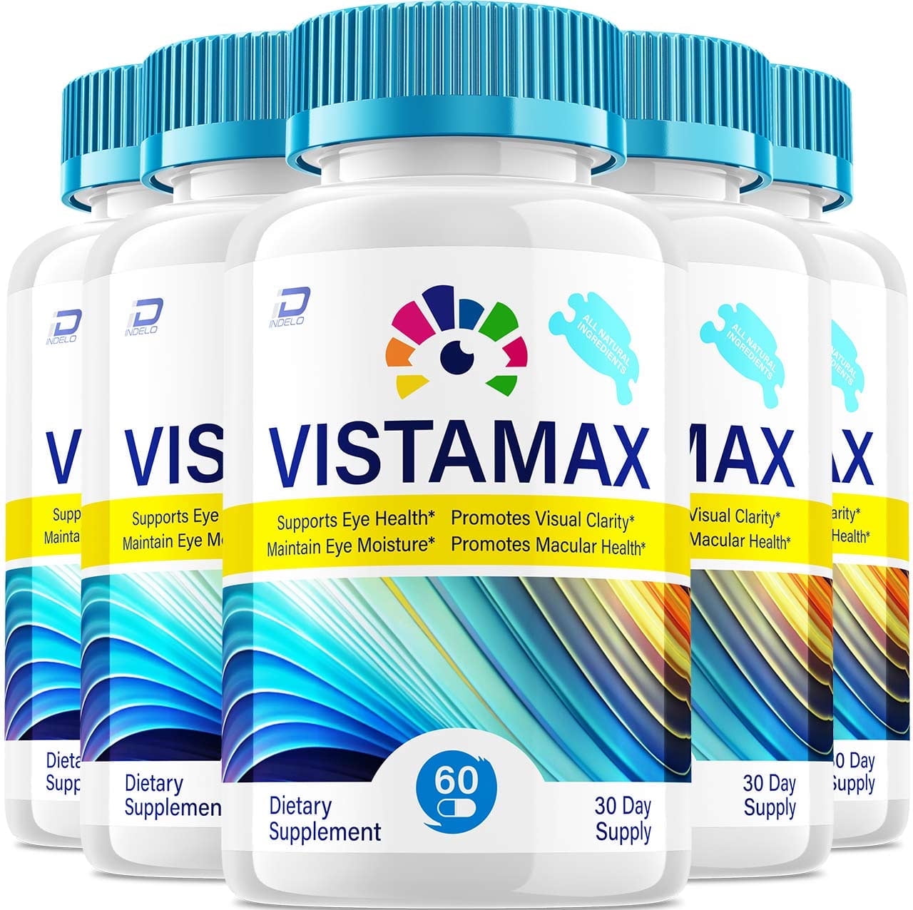 (5 Pack) Vista Max Plus Eye Support Supplement – VistaMax Capsules, Eye ...