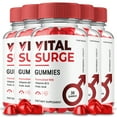 (5 Pack) Vital Surge Gummies for Men, Maximum Strength Formula, Vital ...