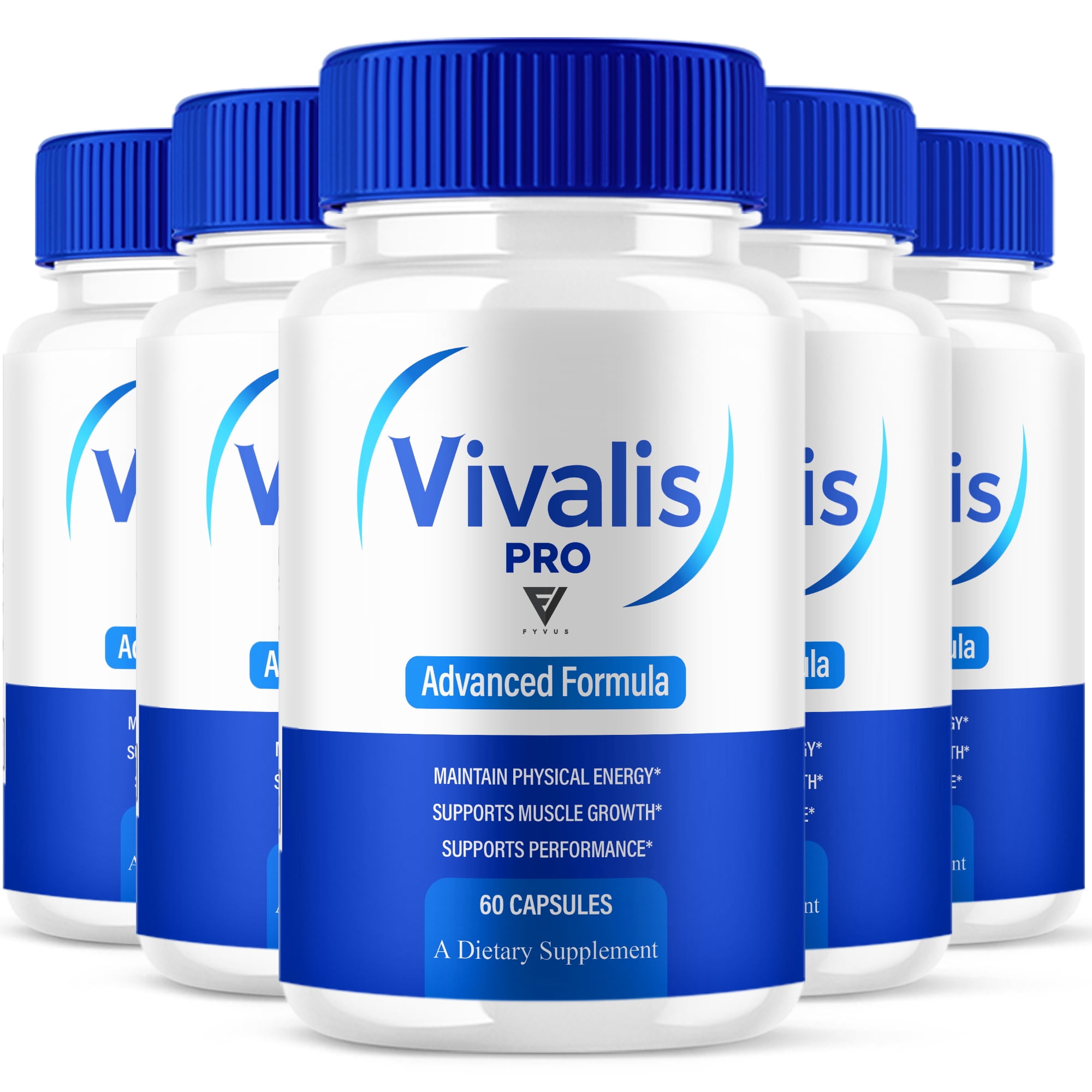 (5 Pack) Vivalis Pills Vivales Capsules, Vivales Maximum Strength ...