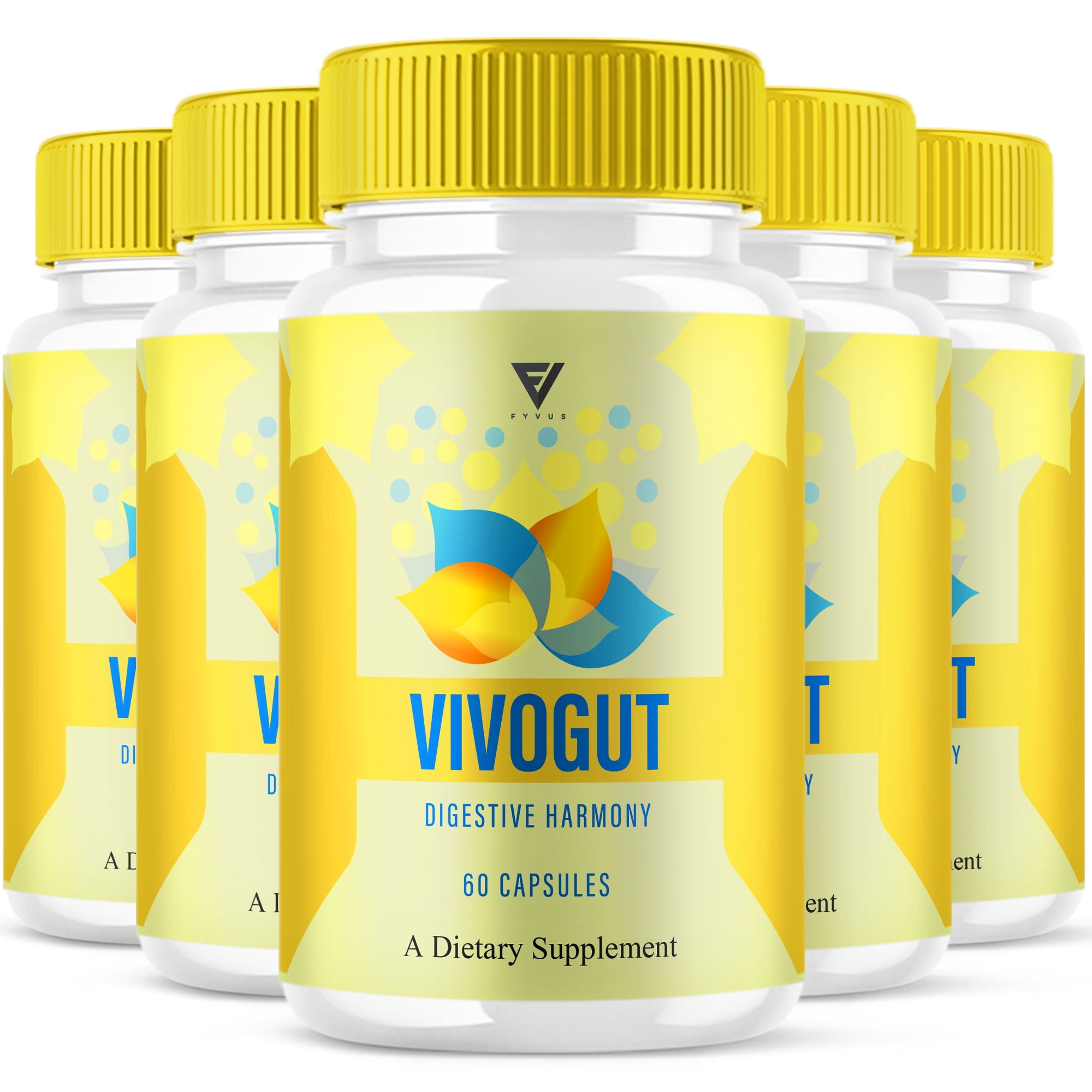 (5 Pack) VivoGut Advanced Probiotic, Vivo Gut Max Strength (300 ...