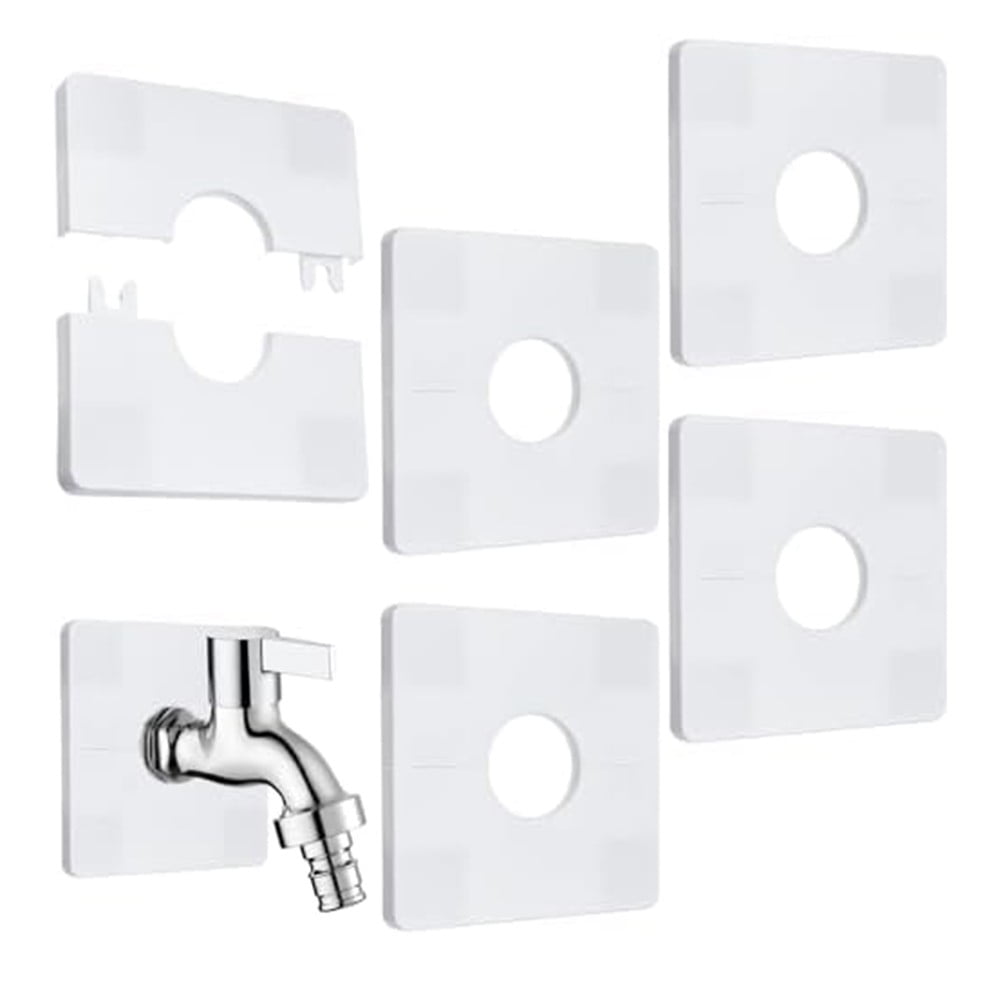 5 Pack Wall Flange Cover 32mm/.26" Duct Cover White Abs Duct Wall Cover ...