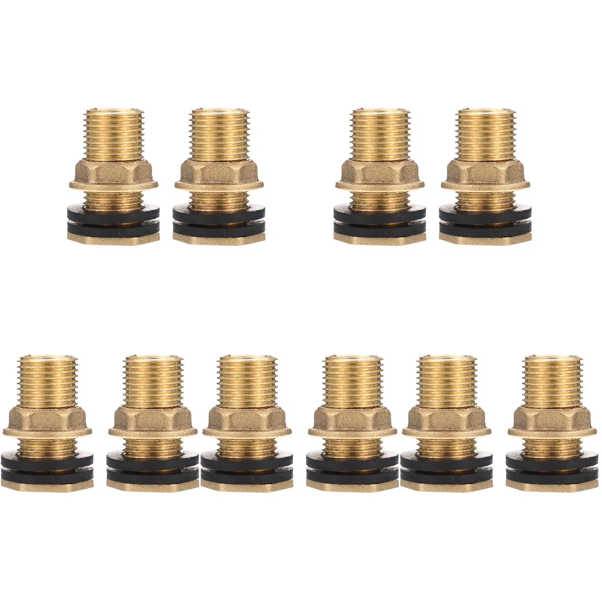 5 Pack Water Tank Connector Boat Accessories Marine Bulkhead Hose ...