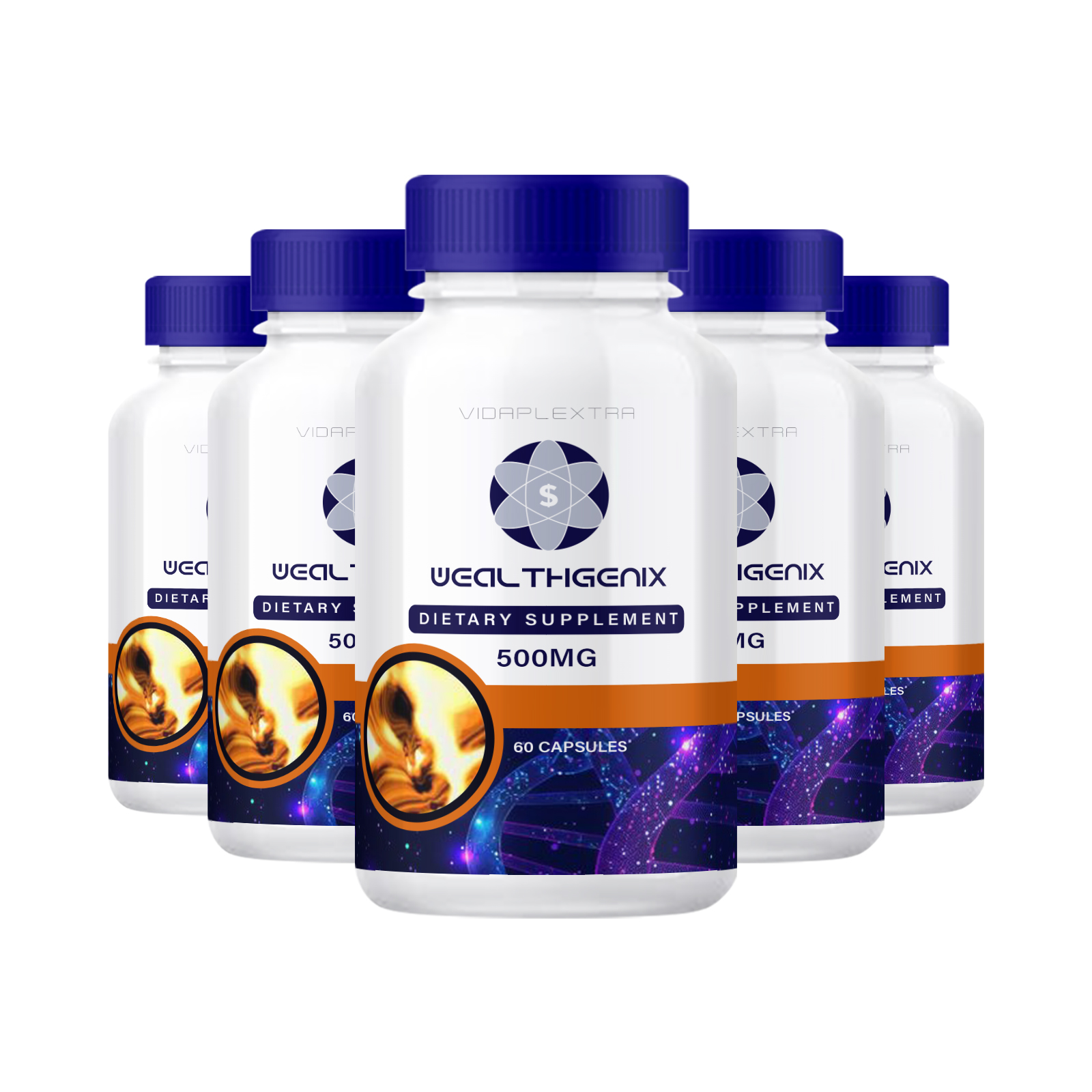 (5 Pack) Wealth Genix - Wealth Genix Capsules - Walmart.com