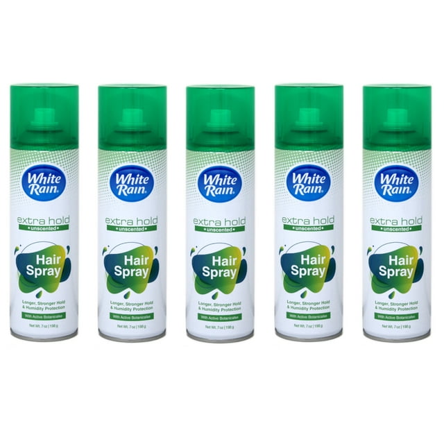 White Rain Extra Hold Unscented Hairspray, Odorless, 7.0oz - 5 Pack ...