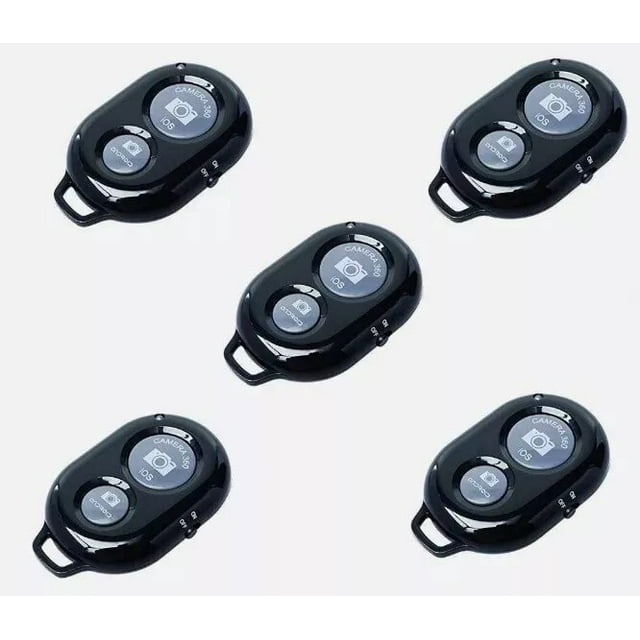 5 Pack Wireless Remote Control Camera Shutter Button for Smartphones ...