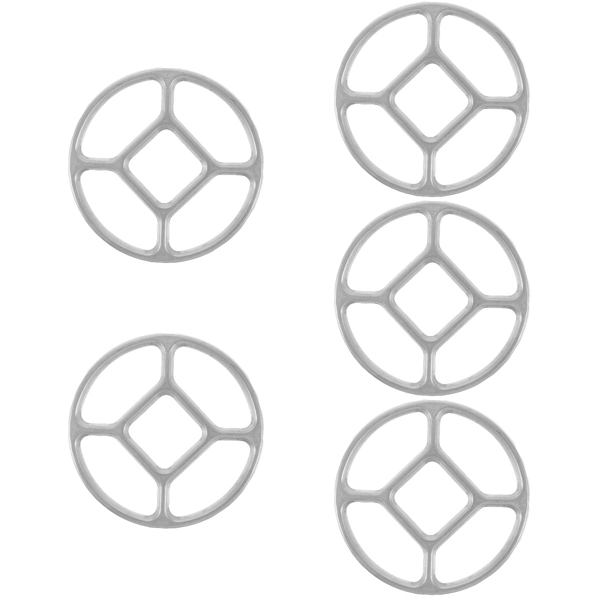 MERRYHAPY 5Pcs Round Wok Ring Temperature Resistant Kitchen Tool Gas ...