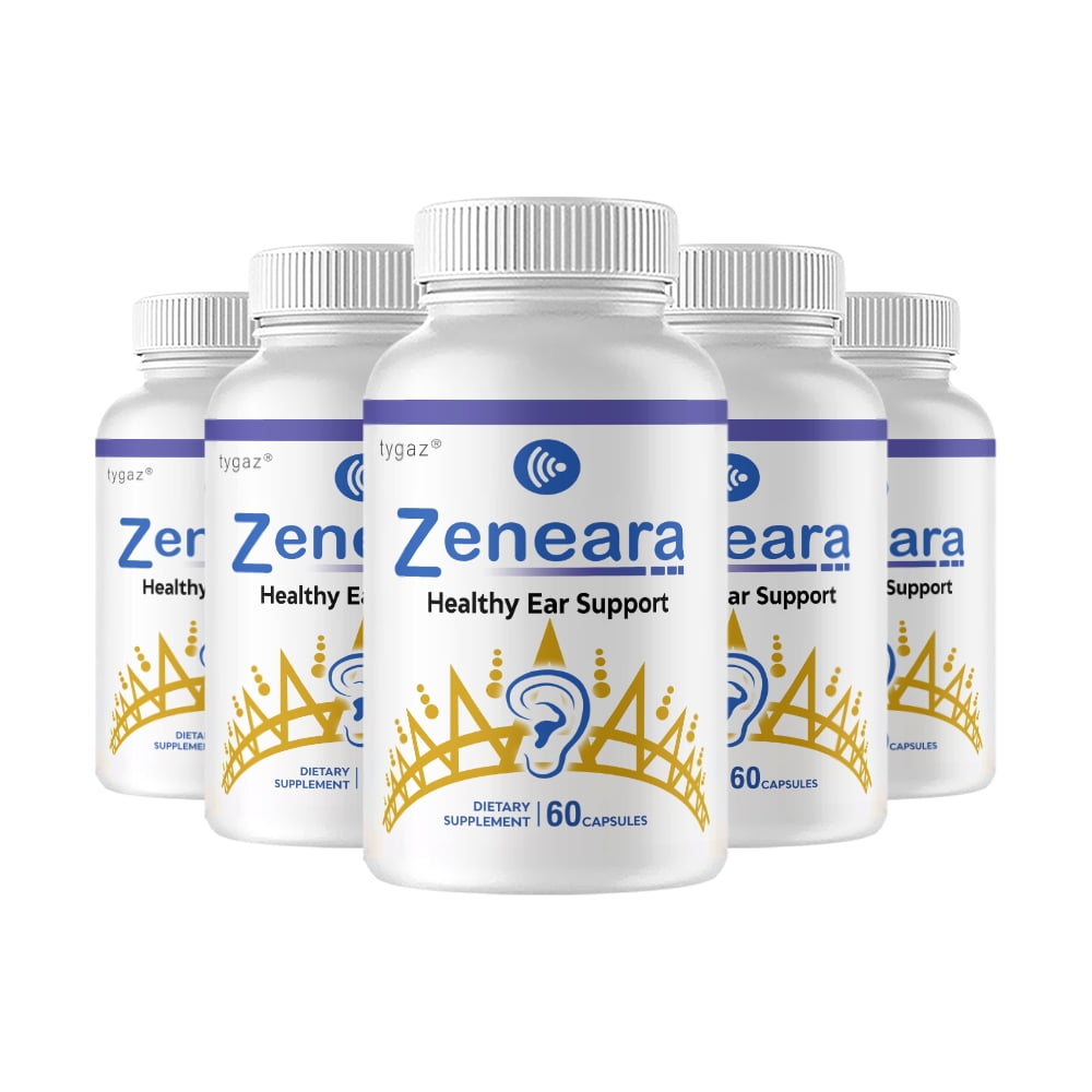(5 Pack) Zeneara - Zeneara Healthy Ear Support Capsules - Walmart.com