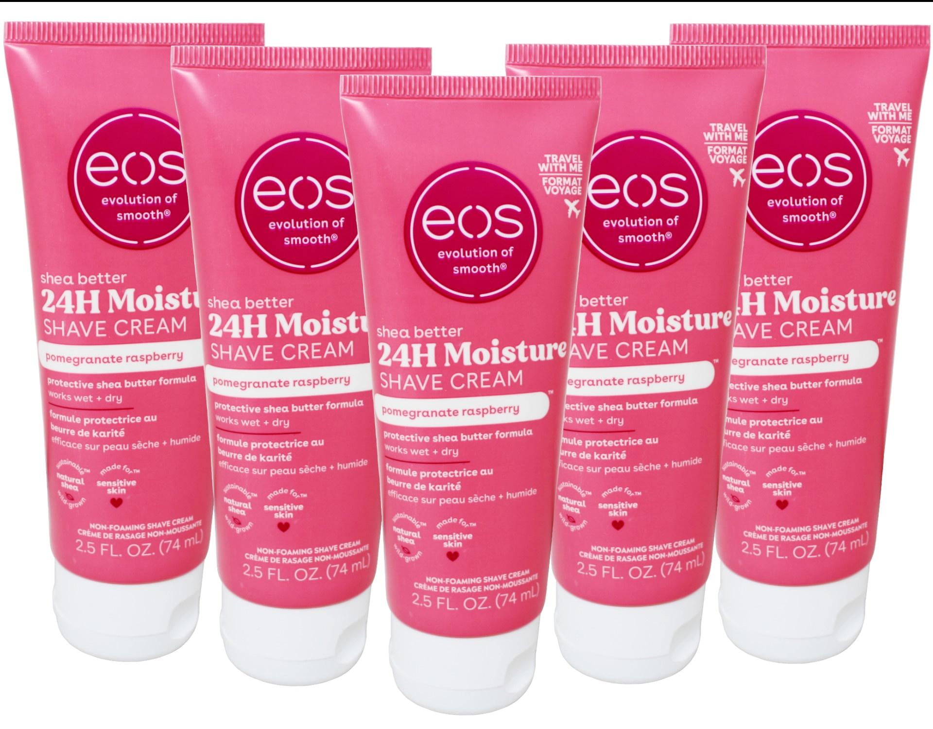 5 Pack eos Shave Cream Pomegranate Raspberry, 2.5 oz each - Walmart.com