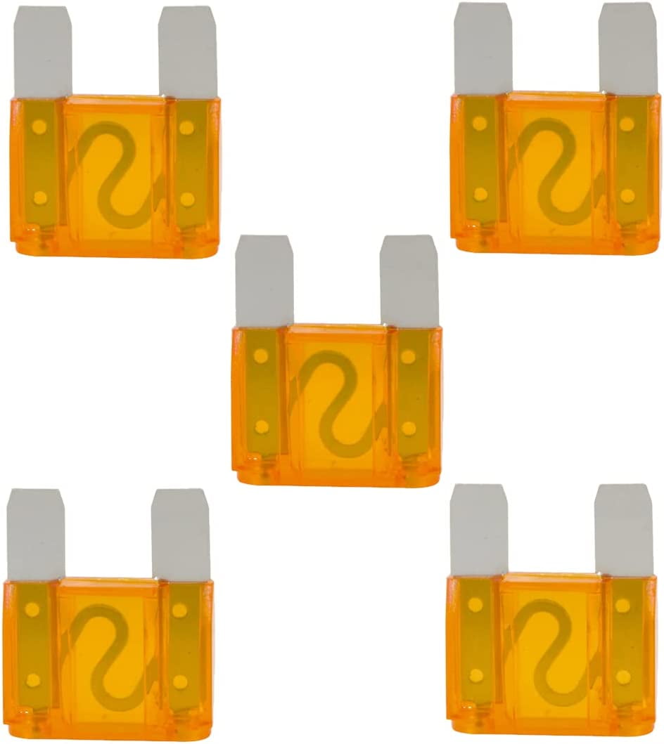 Ziediop 40 Amp MAXI Fuse 5 Pack, Large Blade Style, Car and RV ...