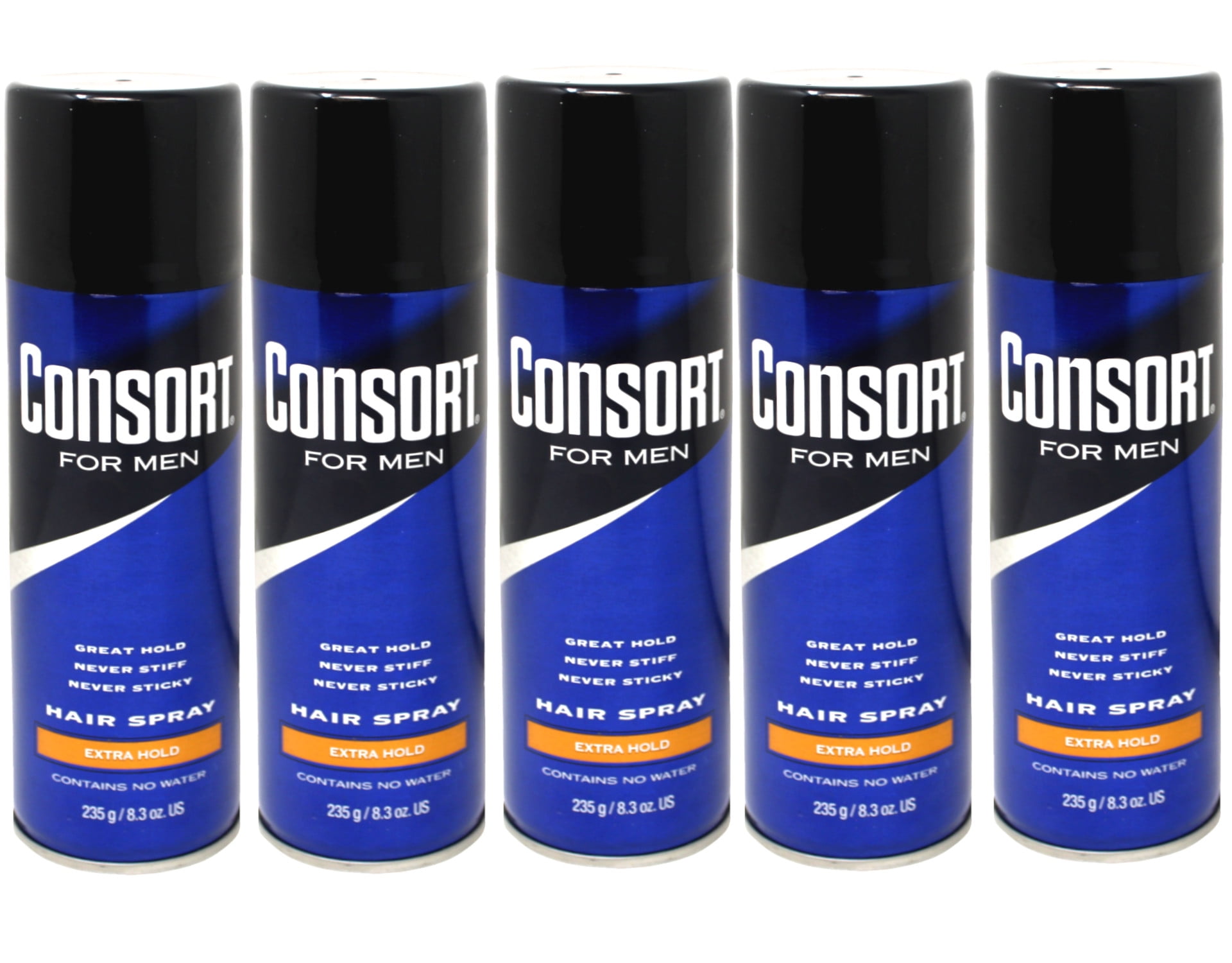 5 Pack of Consort Extra Hold Hair Spray 8.3 Ounce - Walmart.com