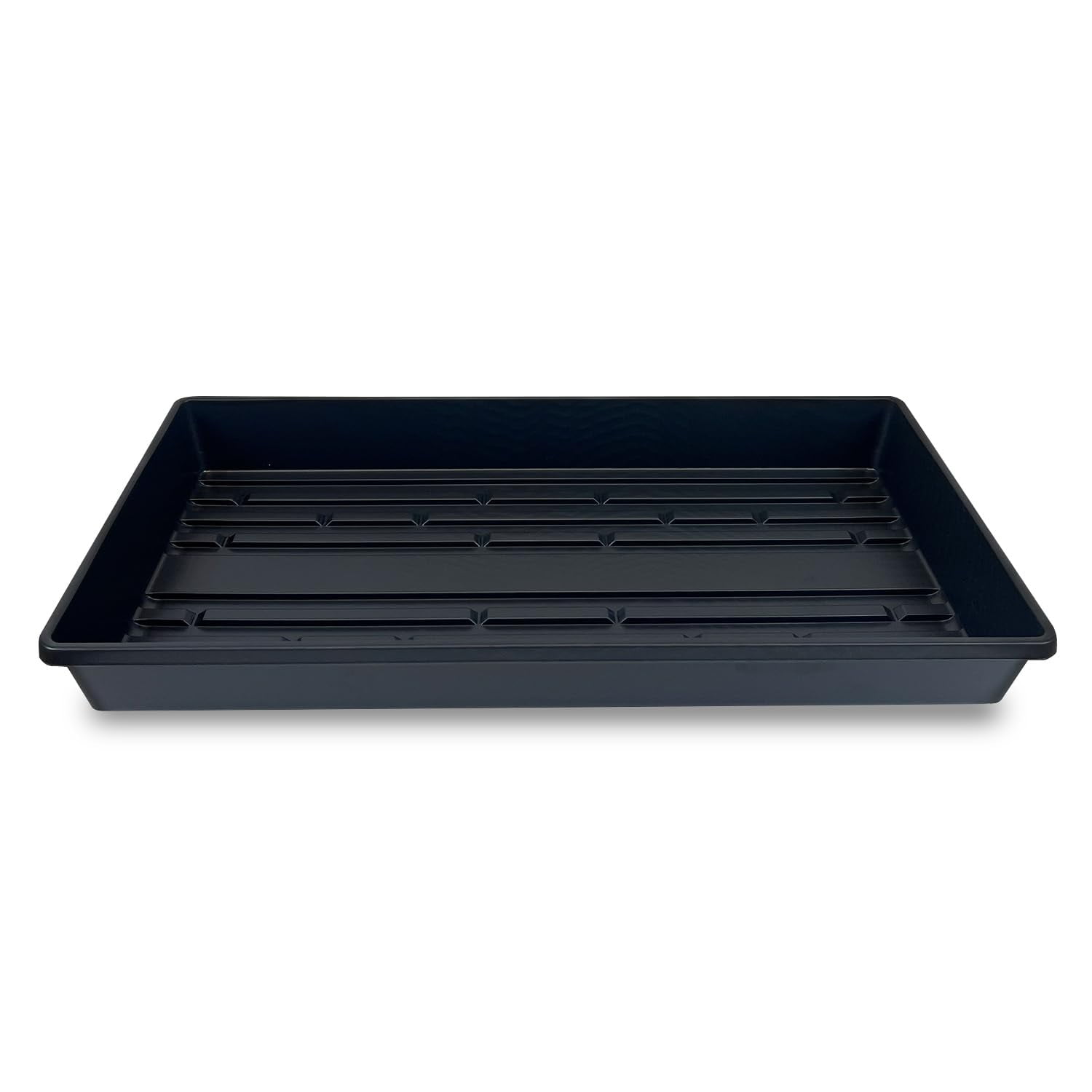 5 Pack of Durable Black Plastic Growing Trays (Without Drain Holes) 21 ...