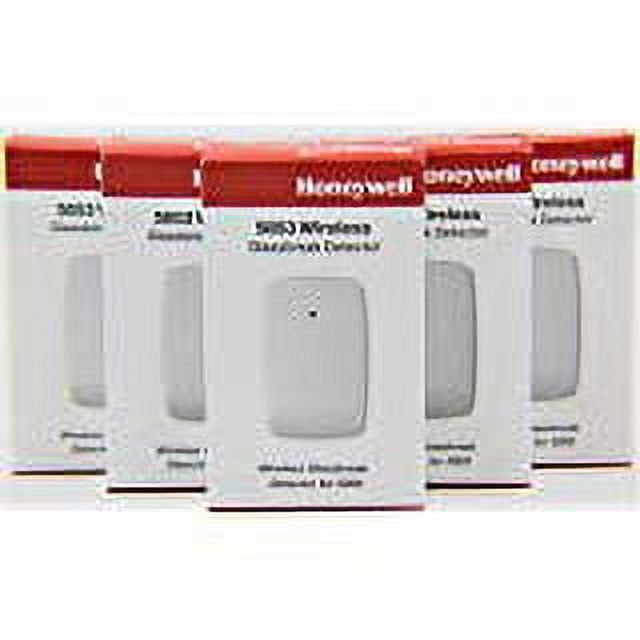 5 Pack of Honeywell 5853 Wireless Glassbreak Detector W/Mounting Tape ...