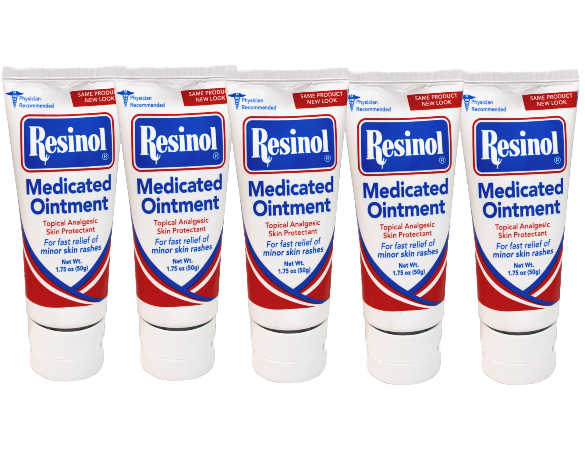 5 Pack of Resinol Medicated Ointment 1.75 oz Tube - Walmart.com