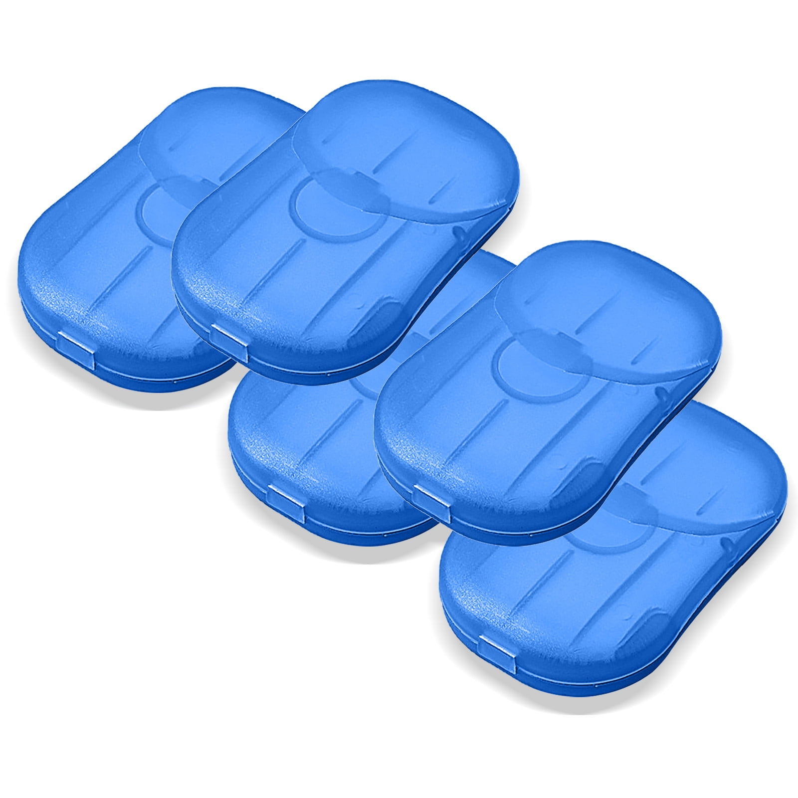 5 Packs (100 Sheets) Mini Portable Disposable Travel Paper Soap Sheets ...